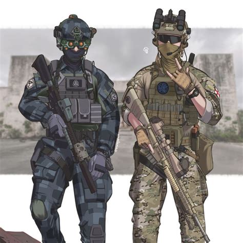 Artstation Scp And Goc Bois Commission Blursquidart In 2022 Scp