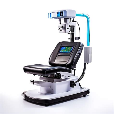 Photo Of Transcranial Magnetic Stimulation Tms Machine Isolated On Photo Of Transcranial Magnetic Stimulation Tms Machine Isolated On