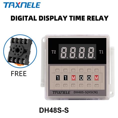 Dh48s S Digital Time Delay Relay Programmable Double Relay Switch Repeat Cycle Time Timing Relay