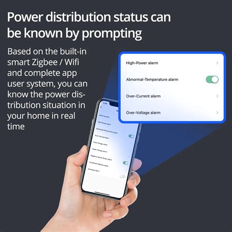 A Smart Energy Meter Tuya Zigbee WiFi Single Phase Power Consumption Monitor Real Time Measure