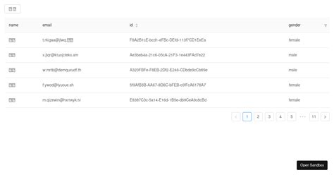 Antd Table Codesandbox