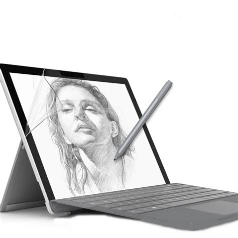 กระดาษรู้สึกป้องกันหน้าจอฟิล์ม Matte ภาพวาดสําหรับ Microsoft Surface Pro 4 5 6 7 12 3 Surface