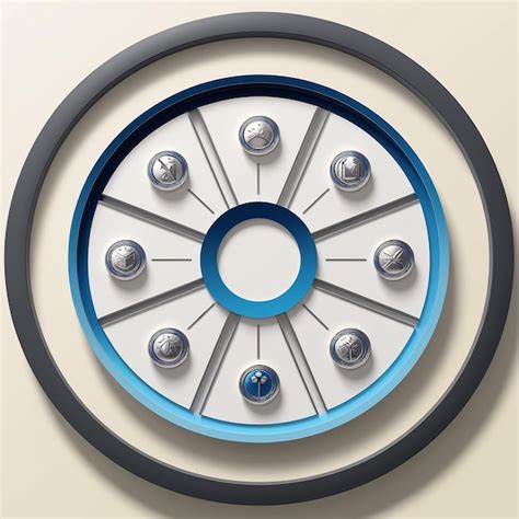 Flat Circular Diagram Infographic Premium Ai Generated Image