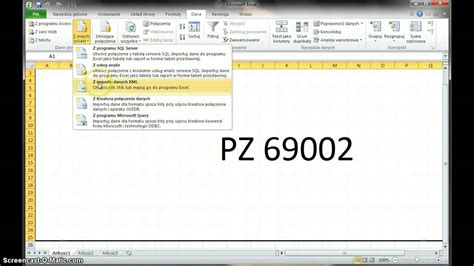 Import Danych Z Xml Do Excela Youtube