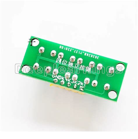 5pin 1x4 4 Keys Button Keypad Keyboard Breadboard Module For Arduino