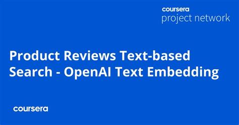 Ahmad Varasteh On Linkedin Product Reviews Text Based Search Openai Text Embedding
