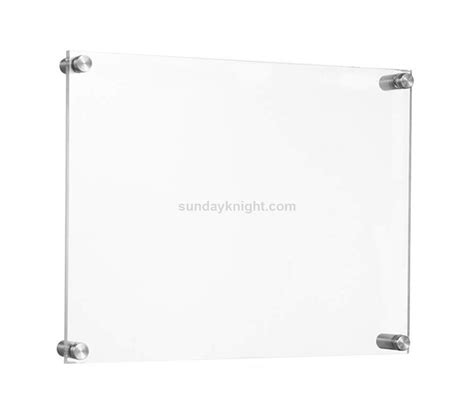 Wall Mounted Acrylic Photo Frames Plexiglass Poster Holder Floating