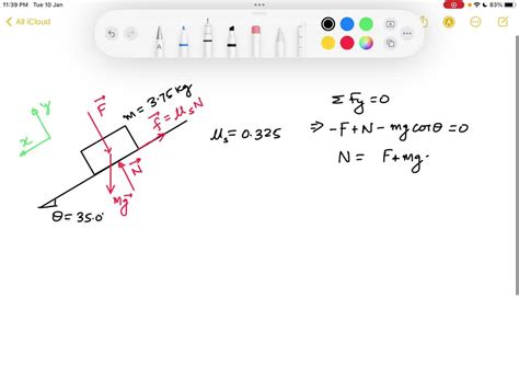 Solved The Coefficient Of Static Friction Between The M 3 75 Kg