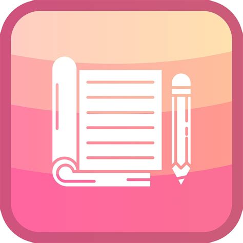 Notebook Glyph Squre Colored Icon 37431681 Vector Art At Vecteezy