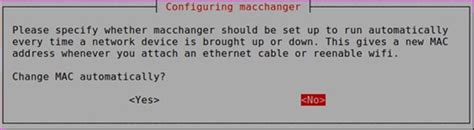 Mengganti Mac Address Linux