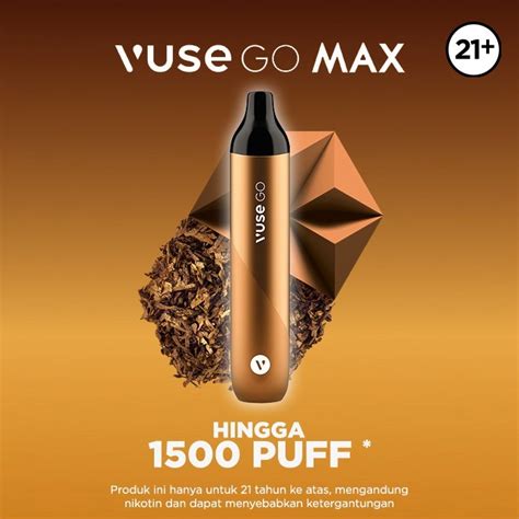 Jual Vuse Go Max Disposable Vape 1500 Rasa Creamy Tobacco Vuse Gomax Vusego Vusegomax Shopee