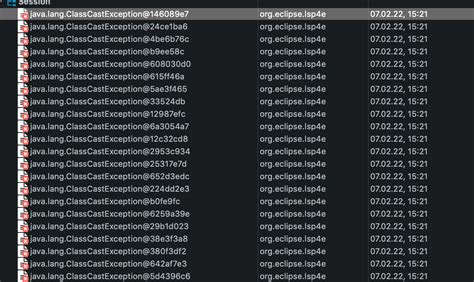 Lsp4e Classcastexception · Issue 786 · Eclipse Wildwebdeveloperwildwebdeveloper · Github