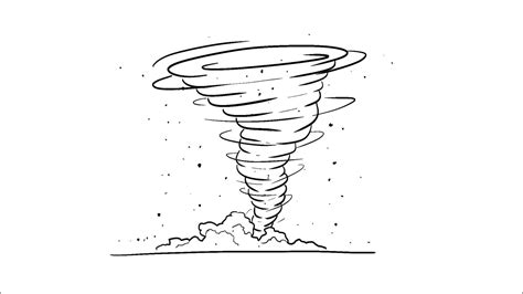 How To Draw A Realistic Tornado