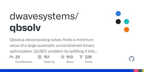 github dwavesystems qbsolv qbsolv a decomposing solver finds a