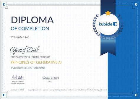 Completed A 5 Course Course On Generative Ai Yousef Diab Posted On