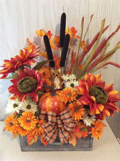Tall Fall Flower Arrangements