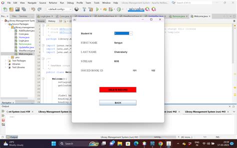 Github Sangachaklibrarymanagementsystem Library Management System Using Jswing Librarians