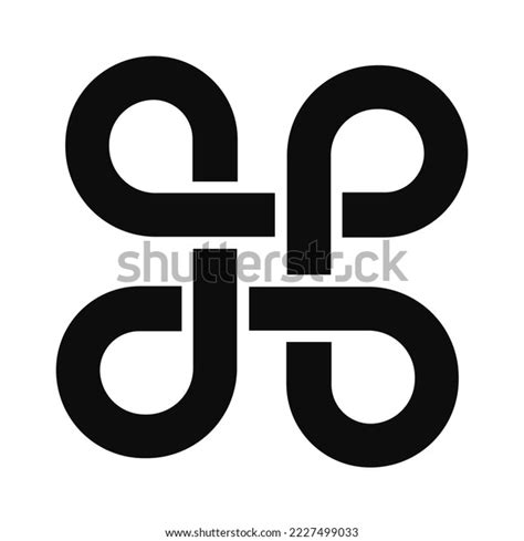 Loop Symbol Vector Flat Style Illustration Stock Vector Royalty Free