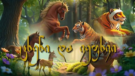 ვეფხვი და ცხენი ქართული ანიმაციური ზღაპარი საბავშვო ზღაპრები Youtube