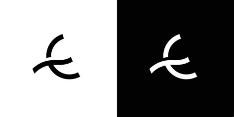 Modern And Unique Letter E Initials Logo Design 23687415 Vector Art At