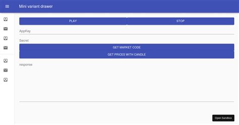 Upbit Example Codesandbox