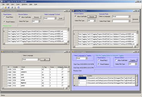 interface of pos tagger download scientific diagram