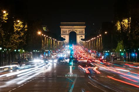 Elysian Fields At Night Stock Image Image Of Tourist 102596921