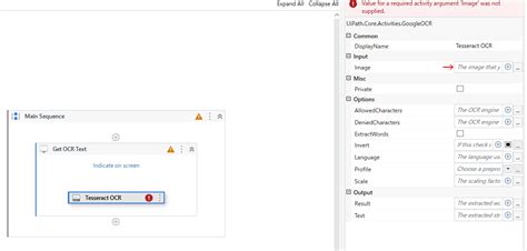 get text ocr error activities uipath community forum