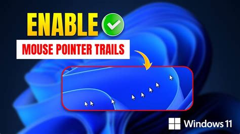 How To Enable Mouse Pointer Trails In Windows 11 On Pc Turn On Mouse