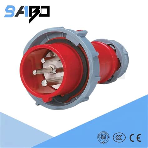 Industrial Waterproof Socket Ip44 Male Female Connector Aviation Plug Socket Open Socket 3 Core