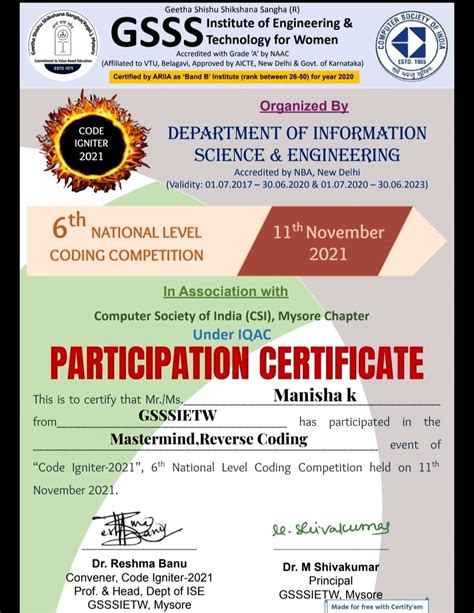 Manisha K On Linkedin Participated In The Mastermindreverse Coding