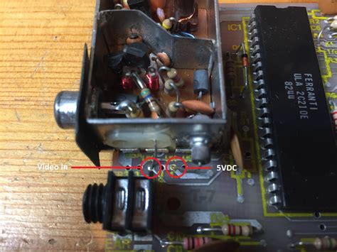 Composite Video Modification For The Zx81 L Break Into Program 01
