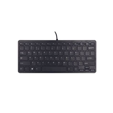Shop R Compact Ergonomic Keyboard Wired Black Rgoecukbl Keyboards Zoro Uk Business Supplies
