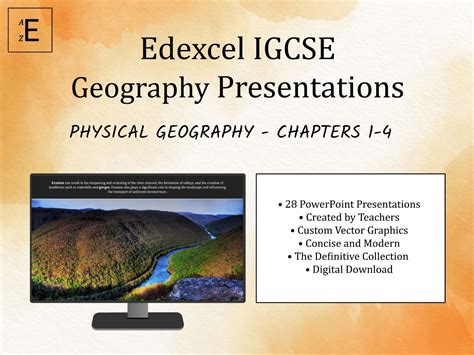Edexcel IGCSE Geography Presentations Physical Geography Chapters Teaching Resources