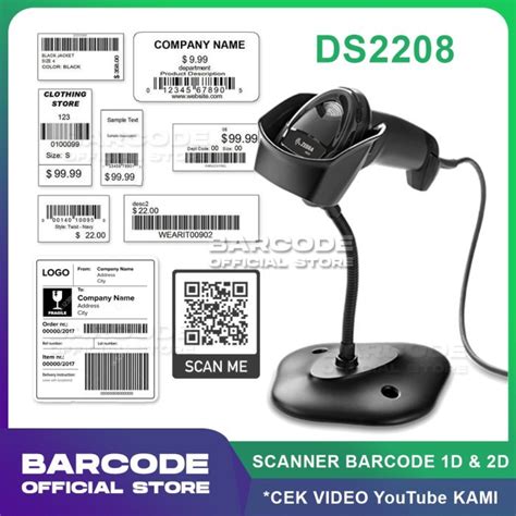 Jual Scanner Zebra Ds2208 Ds22 Usb Scanner Barcode 2d Shopee Indonesia