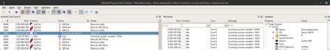 an009 live trace with segger systemview