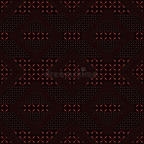 Geometric Surface Seamless Pattern Abstract Paneling Decor Background Geometric Pattern With
