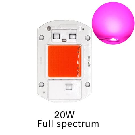 DYstyle 1 10PACK High Power 3000K 6500K Full Spectrum 110 220V Smart IC 20W 30W 50W Driverless