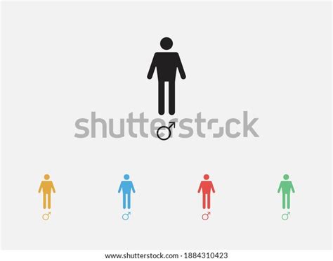 Male Sex Symbol Gender Man Symbol เวกเตอรสตอก ปลอดคาลขสทธ Shutterstock