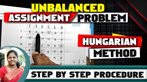 Unbalanced Assignment Problem Non Square Matrix Assignment