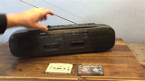 Sanyo Fm Am Cassette Recorder At Aiden Ligar Blog