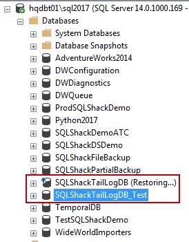 Tail Log Backup And Restore In SQL Server