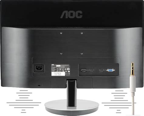 AOC 23 Inch IPS Monitor Display Port 2 X HDMI VGA MHL Speakers Vesa I2369VM Amazon Co Uk