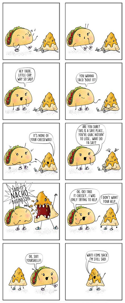 30 Funny Comics About Food That Are Full Of Puns And Jokes By This Artist Bored Panda
