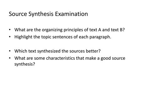 PPT Source Synthesis PowerPoint Presentation Free Download ID 3356665