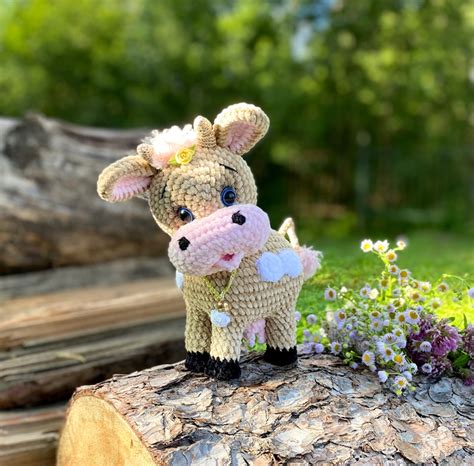 Crochet Pattern Cow Amigurumi Plush Yarn Crochet Toys Etsy My Xxx Hot