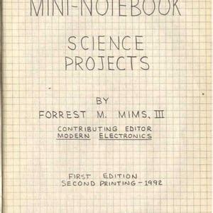 Engineers Mini Notebook Science Projects PDF Forrest M Mims III Etsy