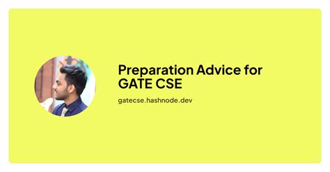 preparation advice for gate cse