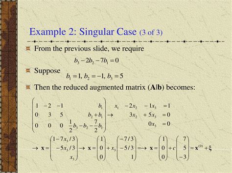 Ppt Ch 7 3 Systems Of Linear Equations Linear Independence Eigenvalues Powerpoint