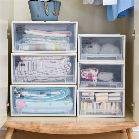 抽屉式收纳柜组合式衣服多层柜子储物箱衣柜塑料整理盒特大号药箱 虎窝淘